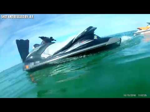 Wild Jet Ski Accident and Rescue! Caution Graphic!! - YouTube