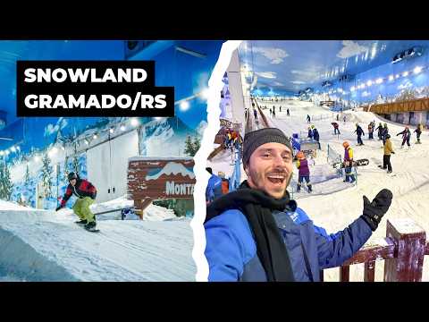 Conheça o SNOWLAND, o primeiro PARQUE DE NEVE do Brasil, localizado em Gramado | PARQUEIROS