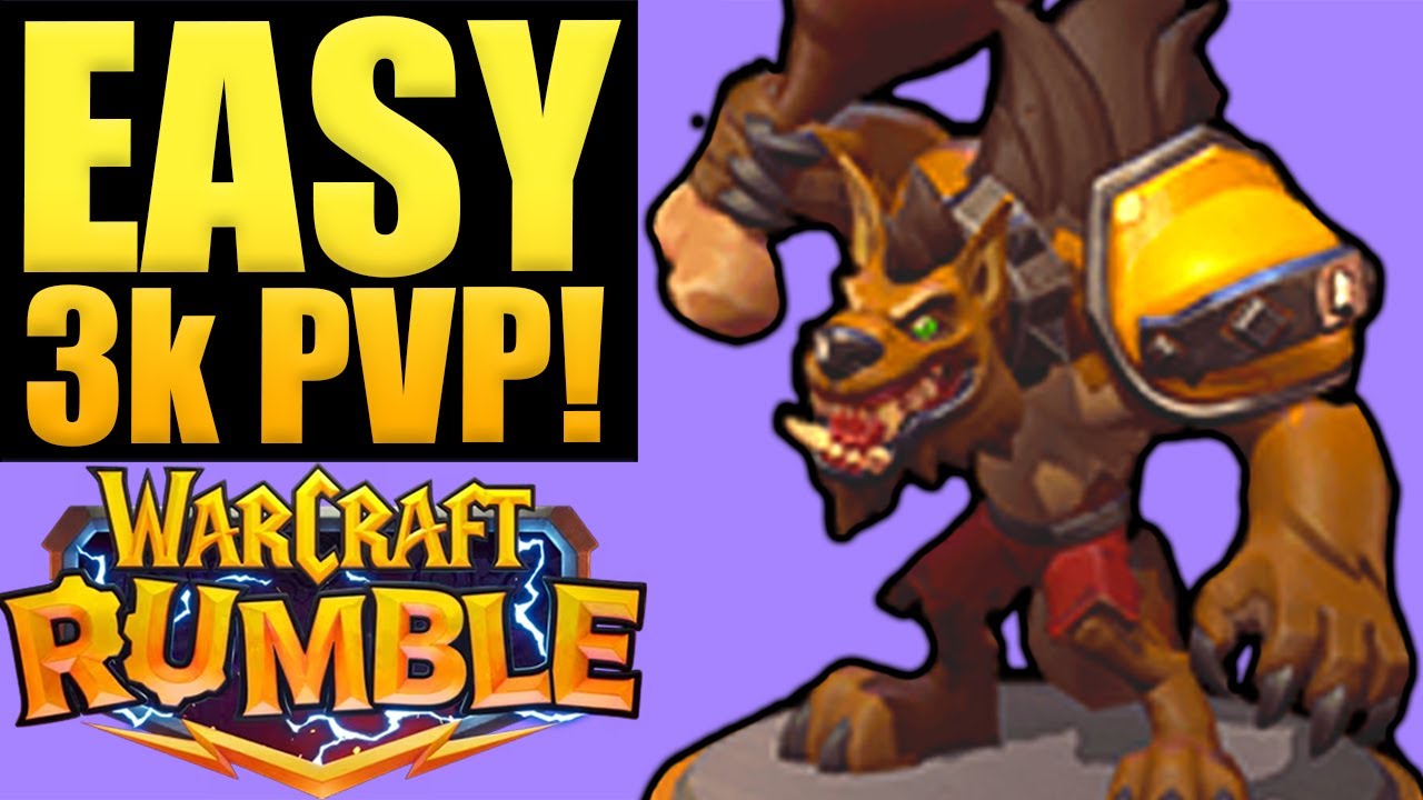 EASY 3k PvP w/ My "New" Hogger Build! | Warcraft Rumble - YouTube