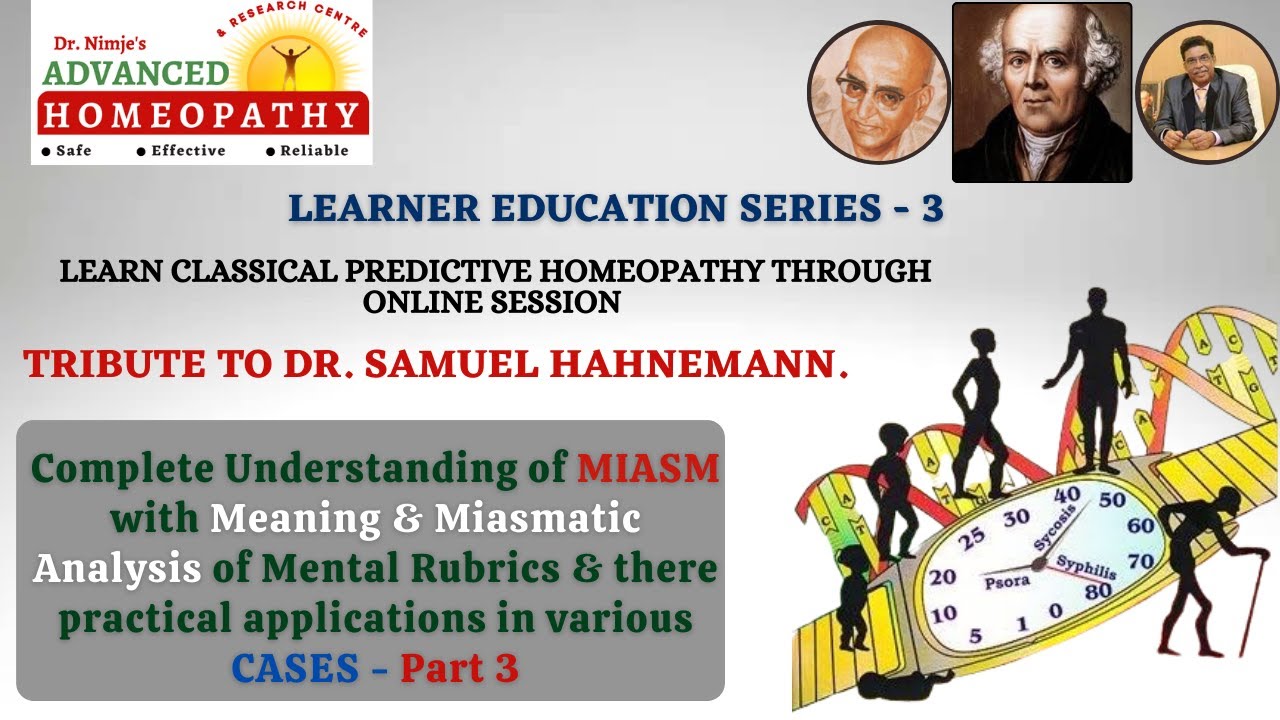 Complete & Scientific Understanding of MIASM, with Miasmatic Analysis ...