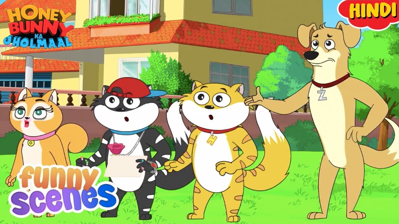 Honey Bunny Funny Scenes | Cartoon For Kids | Compilation - 98 | बच्चो ...