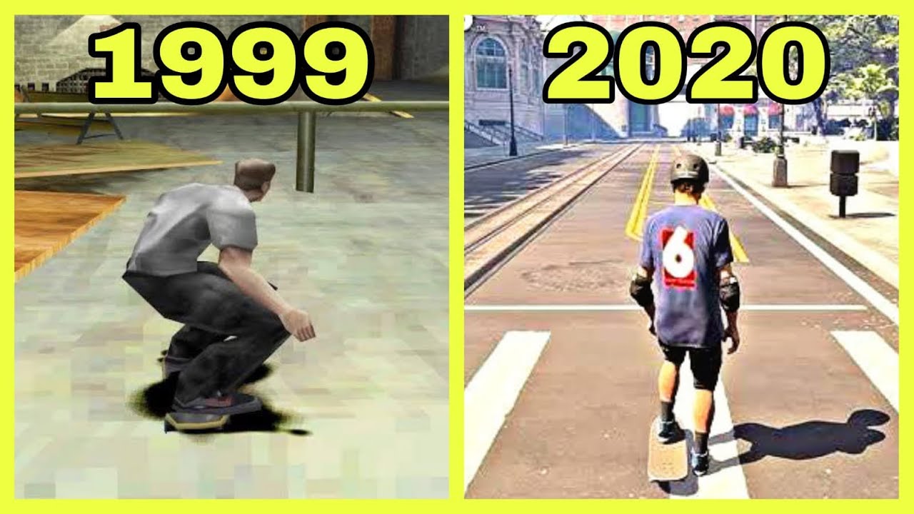 Evolution of Tony Hawk's Pro Skater Games [1999 - 2020] - YouTube