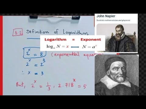What is Logarithm? Who invented the Logarithm? Whare are Logarithm used ...