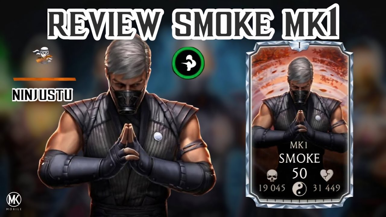 EL HUMOS!! REVIEW SMOKE MK1 | Mortal Kombat Mobile - YouTube
