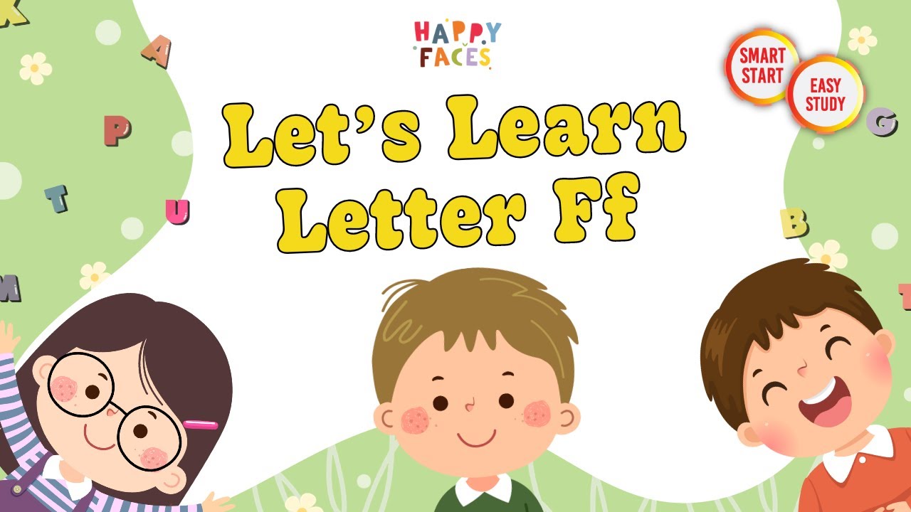Let’s Learn Letter Ff | Happy Faces | English A - page 20 - YouTube
