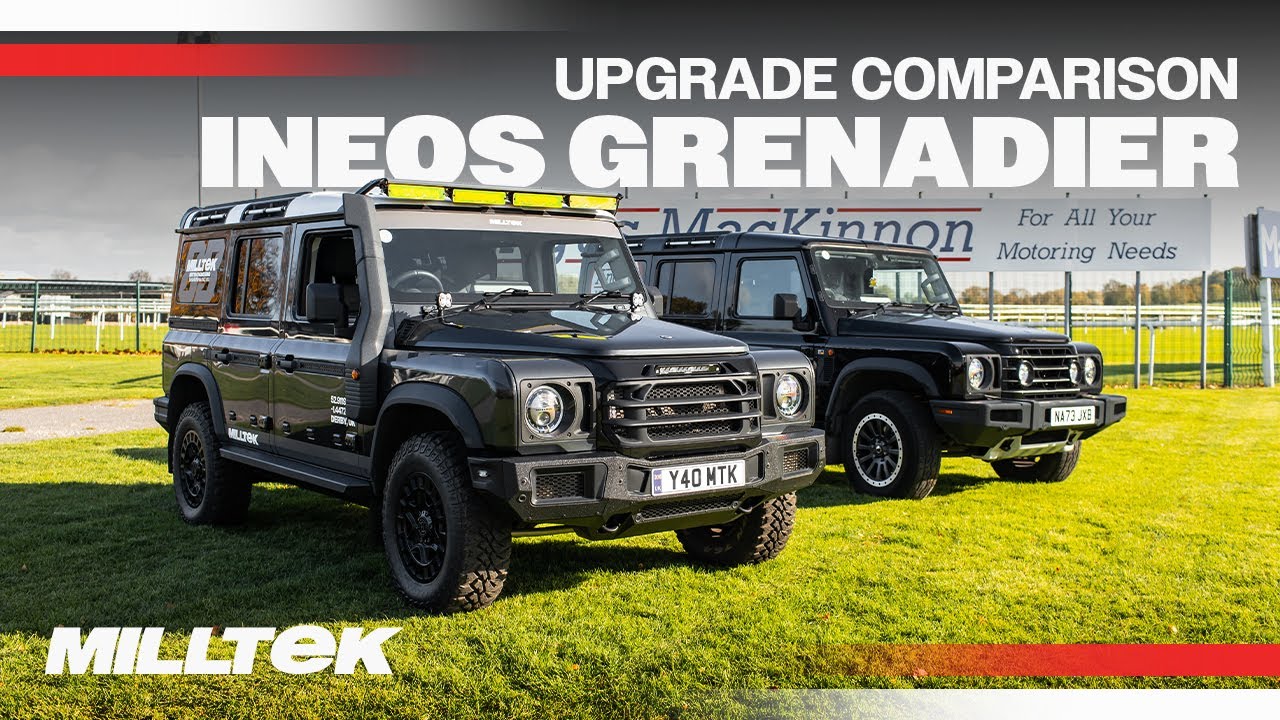 Milltek Design INEOS Grenadier Upgrade Comparison - YouTube