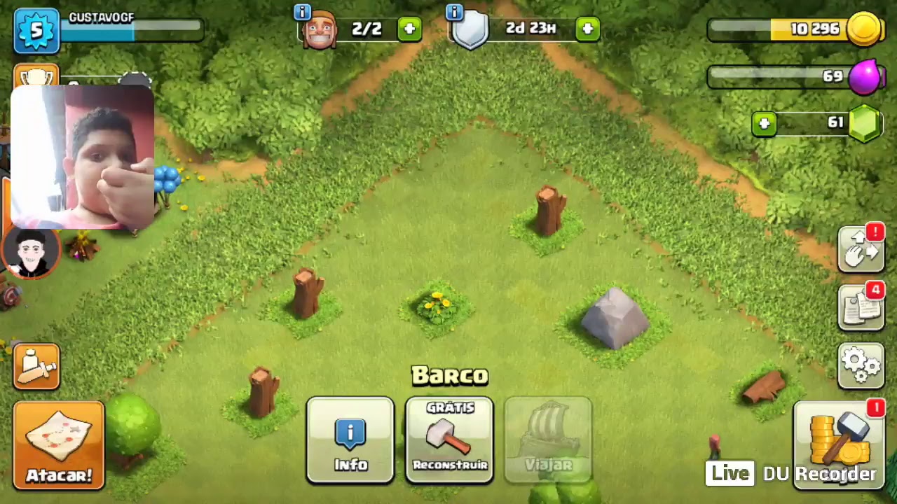 Clash of CLÃ COMEÇANDO A JOGAR - YouTube