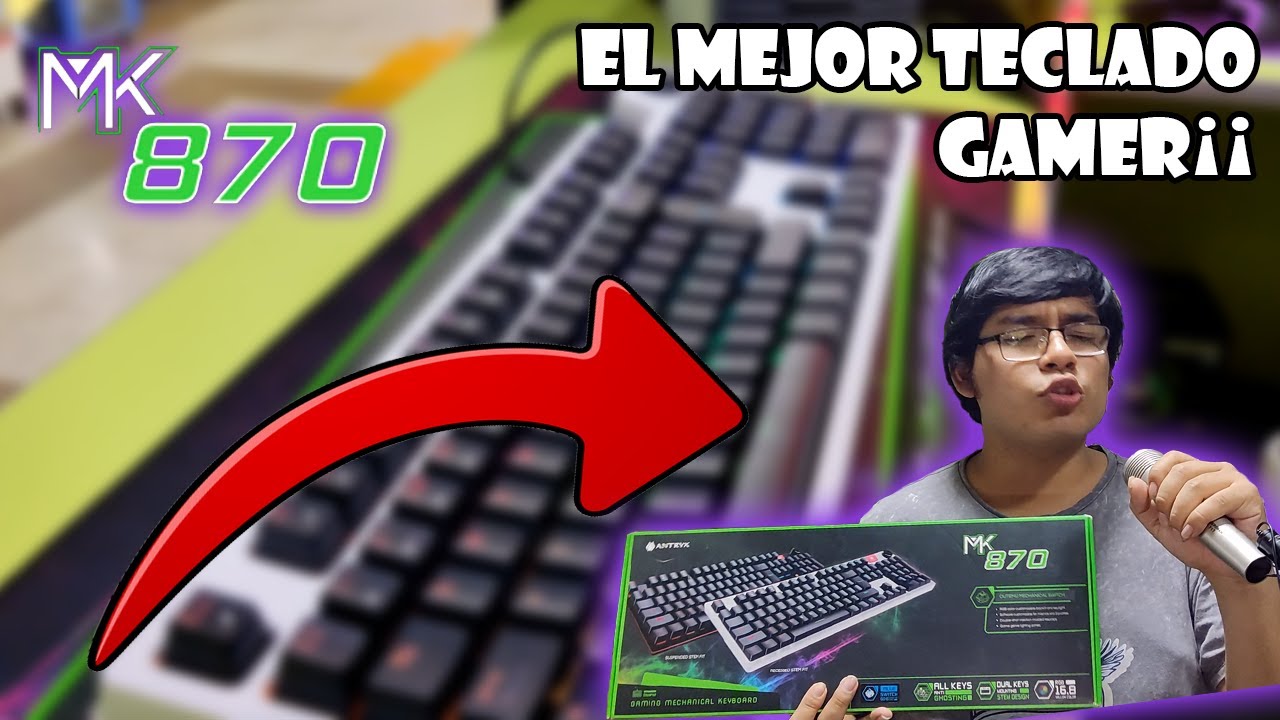 perifericos gamer #02 || teclado Antryx mk 870 || UN BUEN TECLADO A UN BUEN PRECIO!!! - YouTube