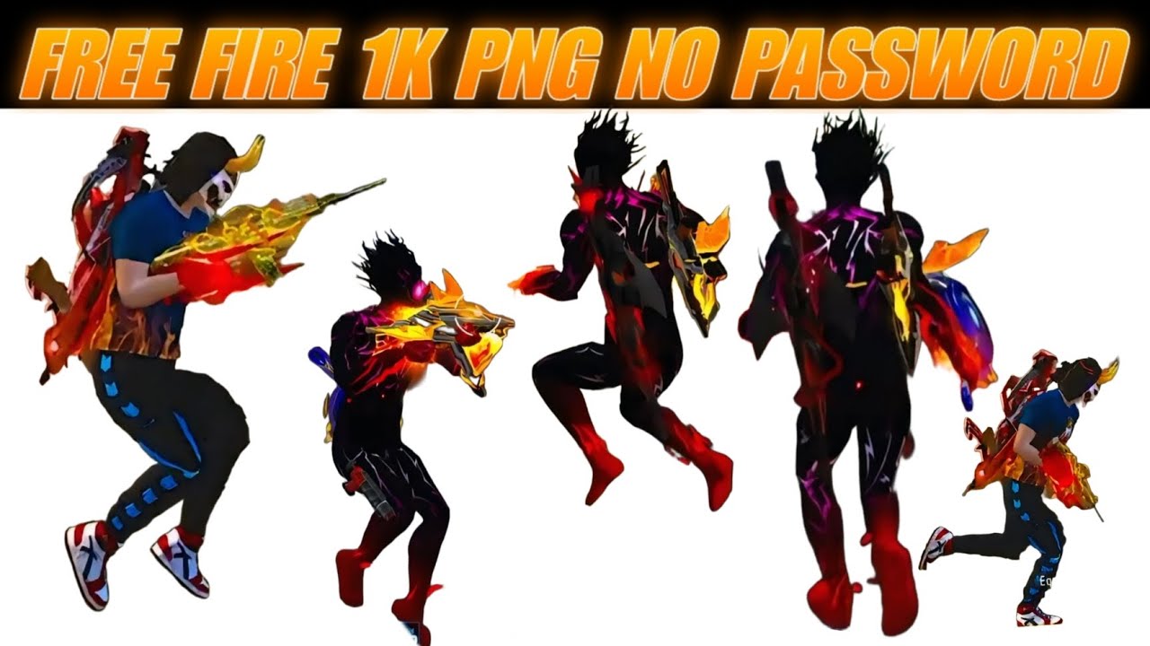 Free Fire Fack enemy PNG pack 🔥 || Free Fire Thumbnail png pack ⚡ ...
