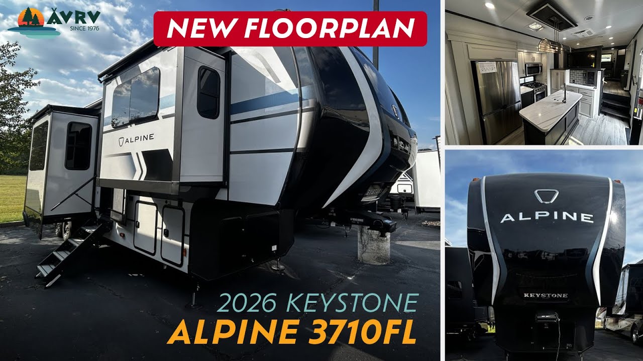 You Have to See This Front Living Fifth Wheel! 😍 2026 Keystone Alpine ...