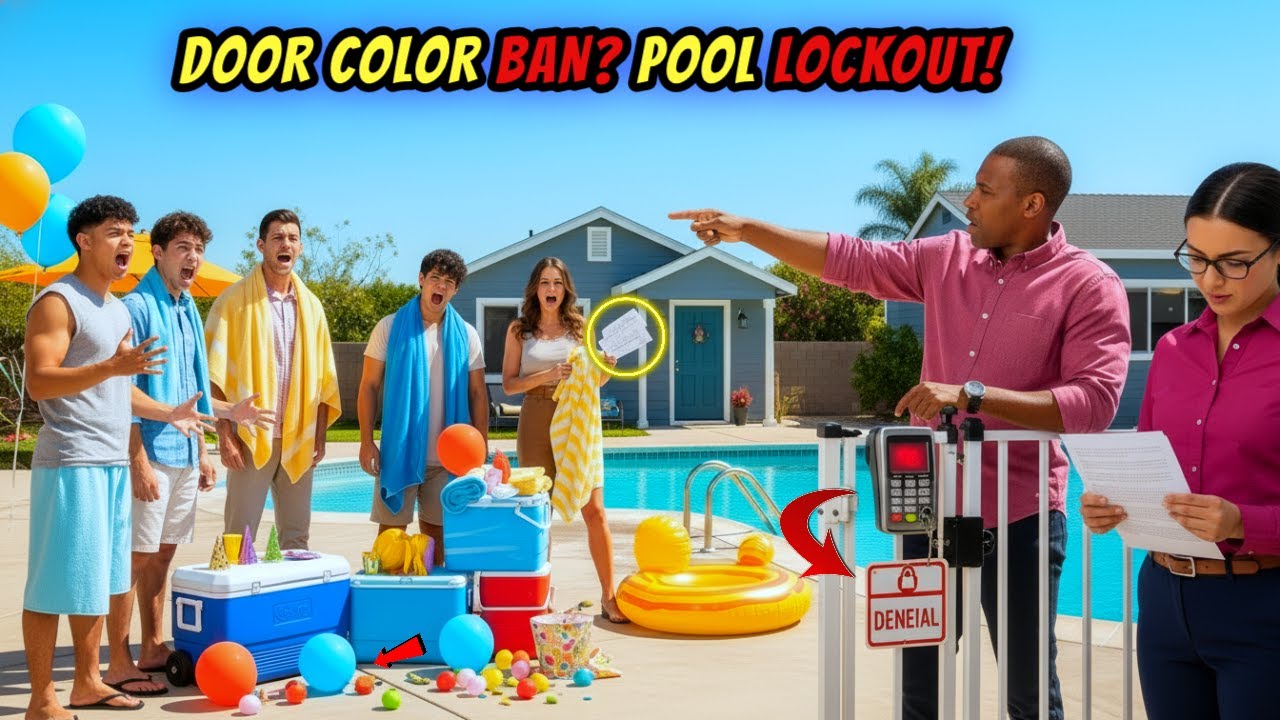 HOA Flags My Front Door Color And Suspends Pool Access Tonight - YouTube