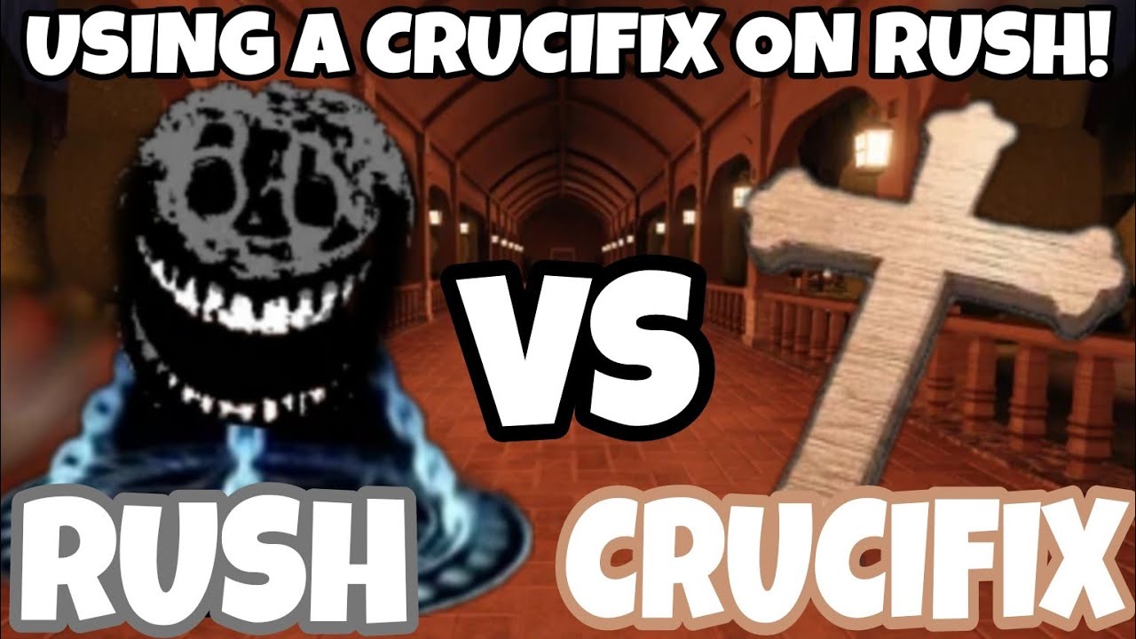 USING A CRUCIFIX ON RUSH!😱 (ROBLOX DOORS) - YouTube