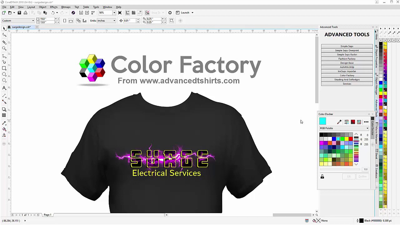 CorelDRAW tutorial Setting Up Color Factory Graphics Color Separations ...