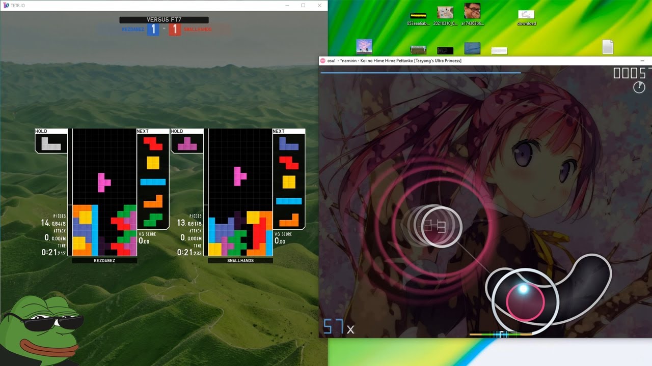 Beating X Ranks while playing Osu! - YouTube