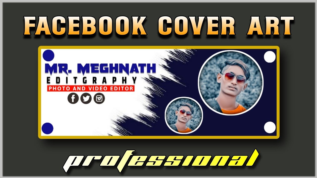 How To Create professional Facebook Cover Art in Pixellab || # ...