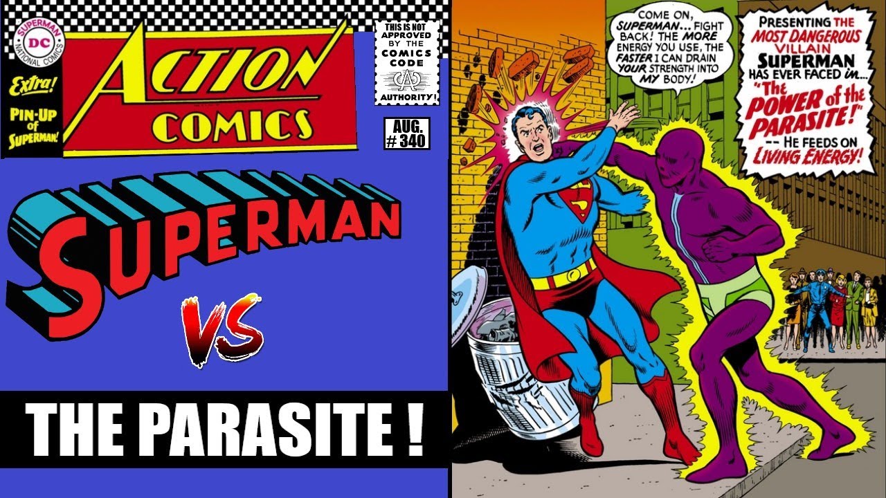 The Parasite's First Appearance & Origin Story! | Action Comics #340 ...