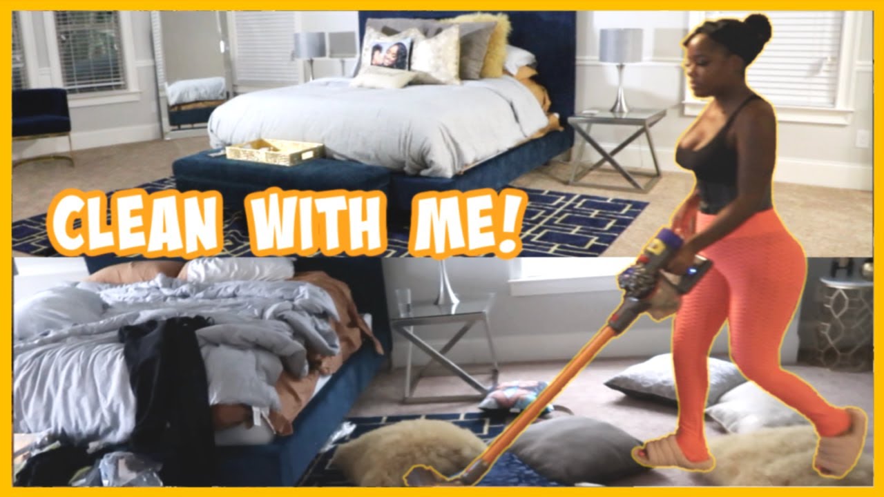 CLEAN WITH ME (a lil bit) | CLEANING MOTIVATION | Ellarie - YouTube