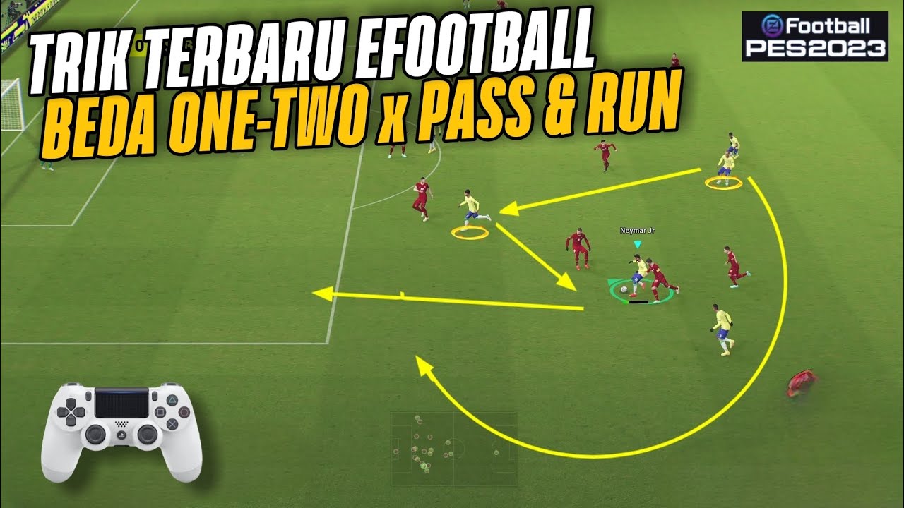 TRIK INI HANYA ADA DI PES EFOOTBALL 2023 LHO !! ONE-TWO & PASS RUN - YouTube