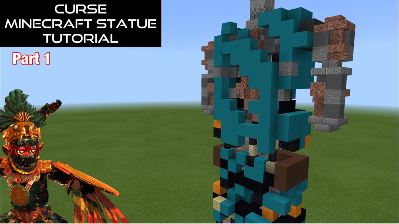 Curse Minecraft Statue Tutorial (FNaF AR) PART 1 - YouTube