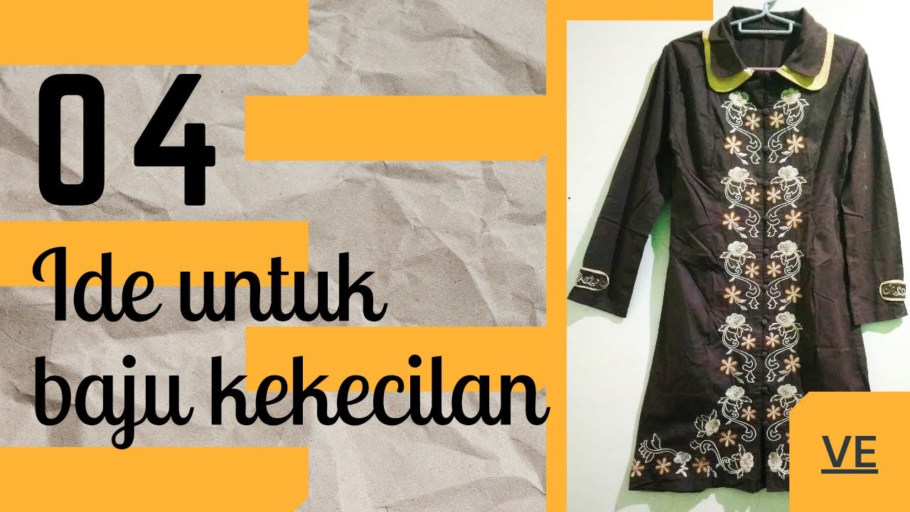 DIY_MODIFY Merubah baju lama jadi bentuk baru - YouTube
