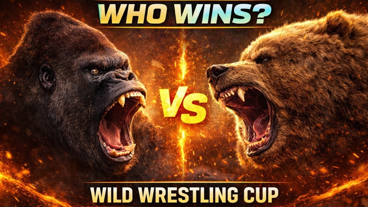 WILD WRESTLING CUP 🏆 Gorilla vs Bear (Tournament Highlights) - YouTube