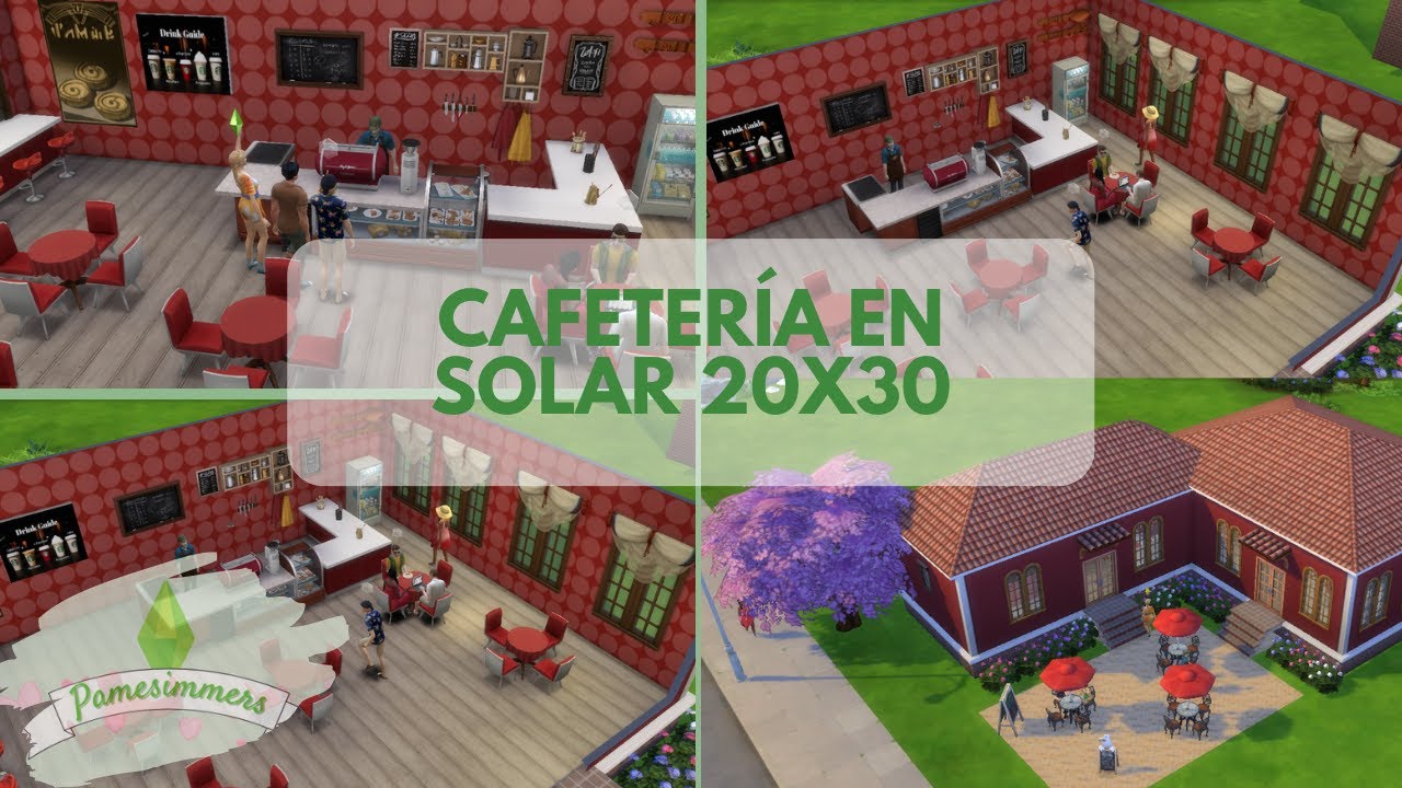 Construyendo una Cafetería en solar 20x30 SPEED BUILD - YouTube