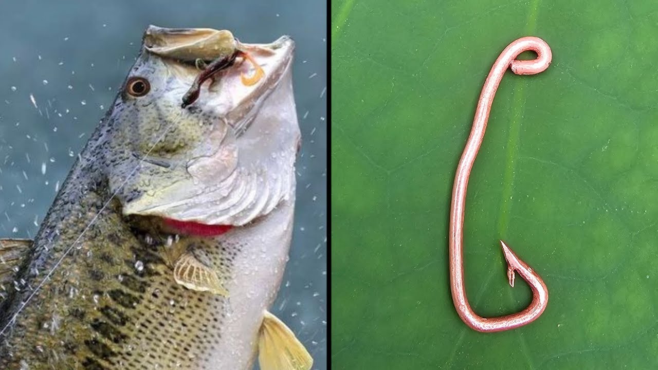 How to make a fishing HOOk, Amazing Hook for Fishing, handmade, Pina ...
