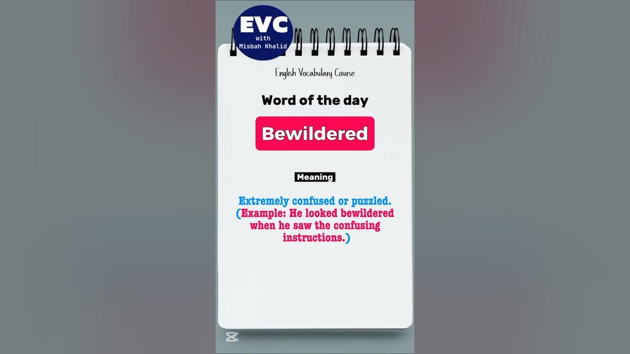 Bewildered Meaning In English English Vocabulary Course vocabulary bewildered-meaning-in-english-english-vocabulary-course-vocabulary