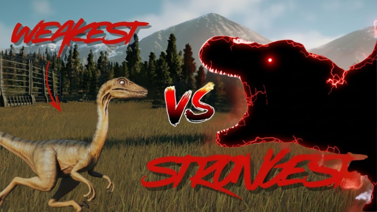 JWE2 ULTIMATE Dinosaur Tier List: Weakest to STRONGEST! - YouTube