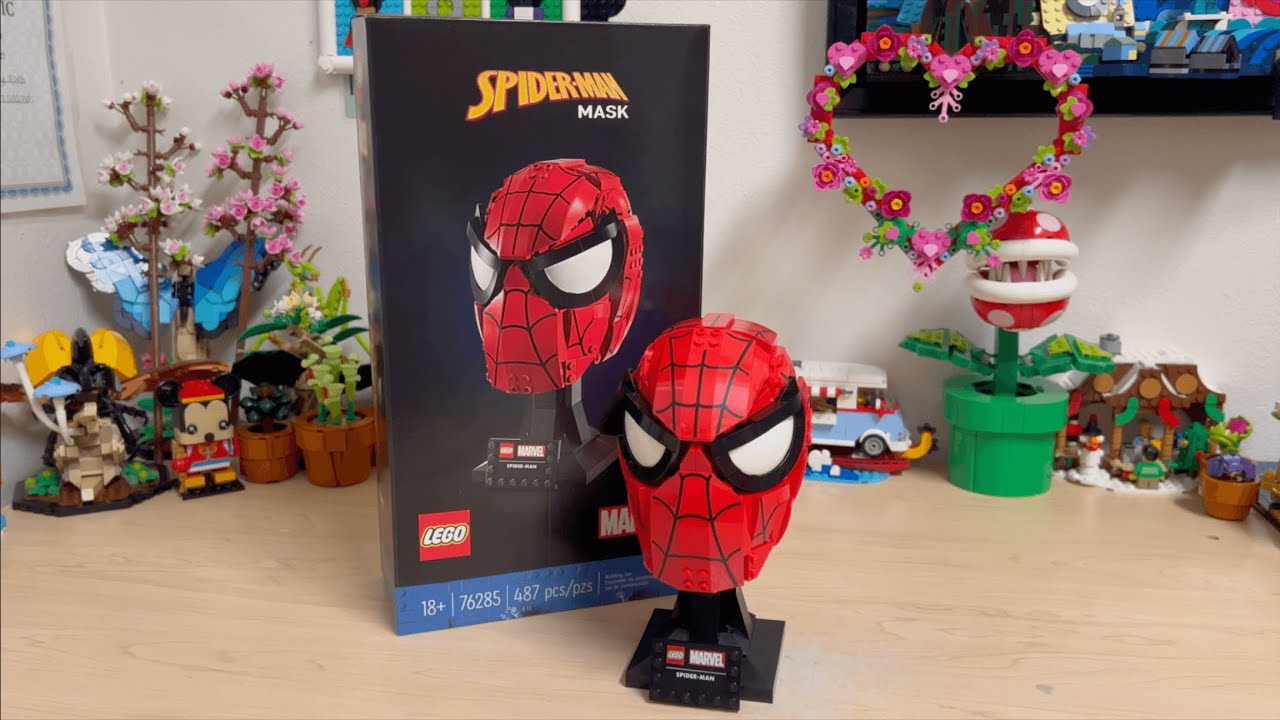 LEGO Marvel Spider-Man's Mask | 76285 | Speed Build - YouTube