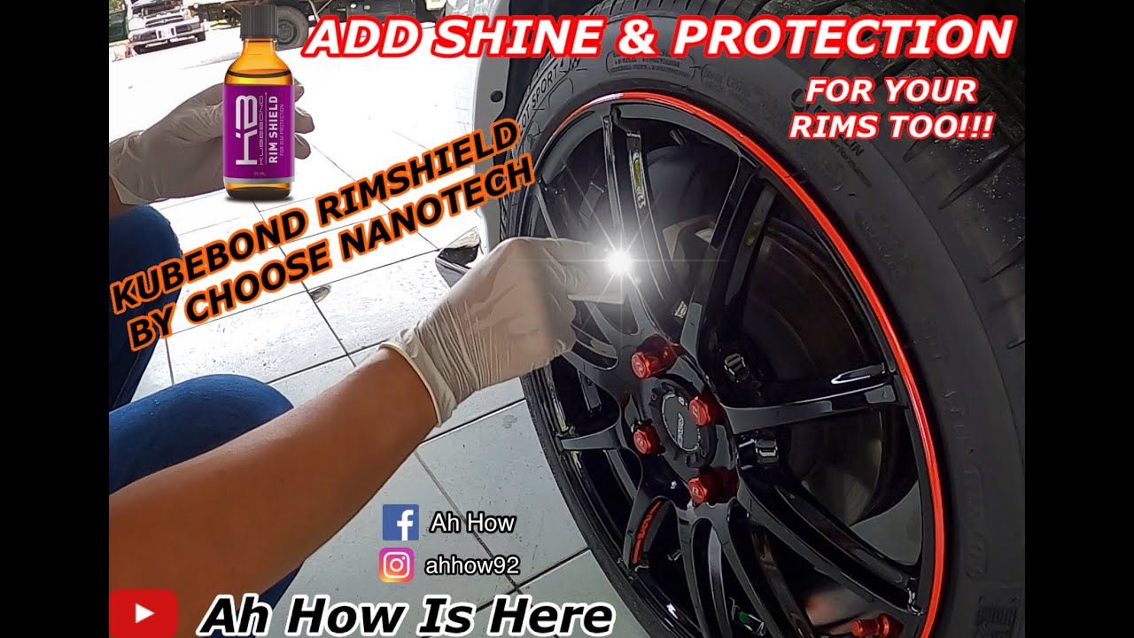 Ceramic coated my new rims/wheels with Kubebond Rim Shield | By Choose ...