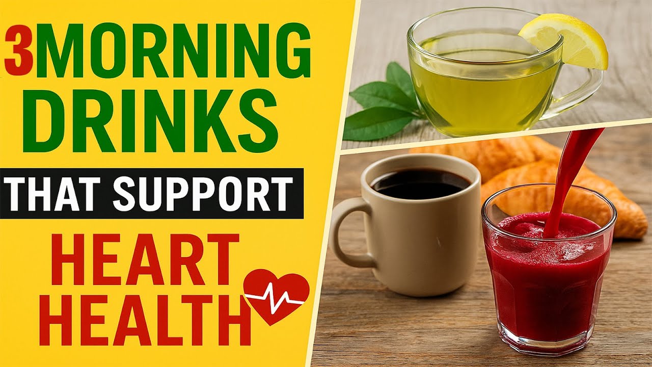 3 Morning Drinks That Support Heart Health | Easy Daily Habits for a ...