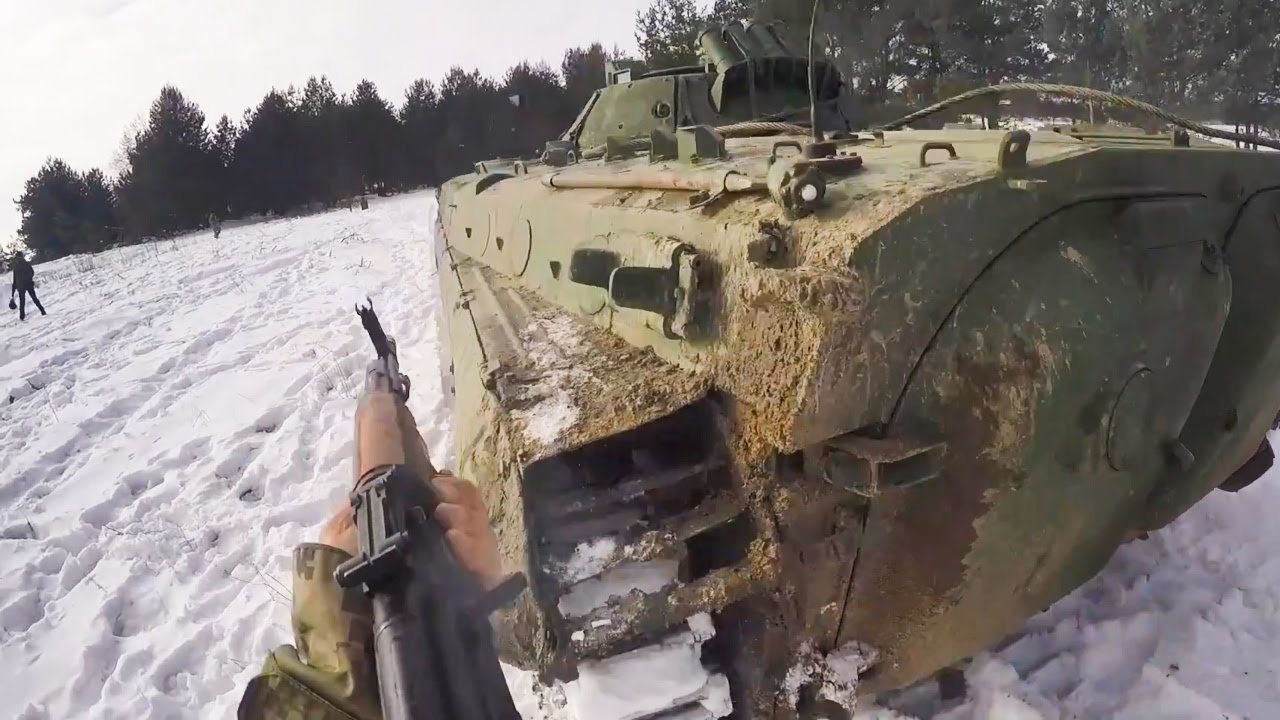 Ukraine Army Combat Drill . Rocket-propelled Grenade Training & Dismounting Vehicle Exercise ...