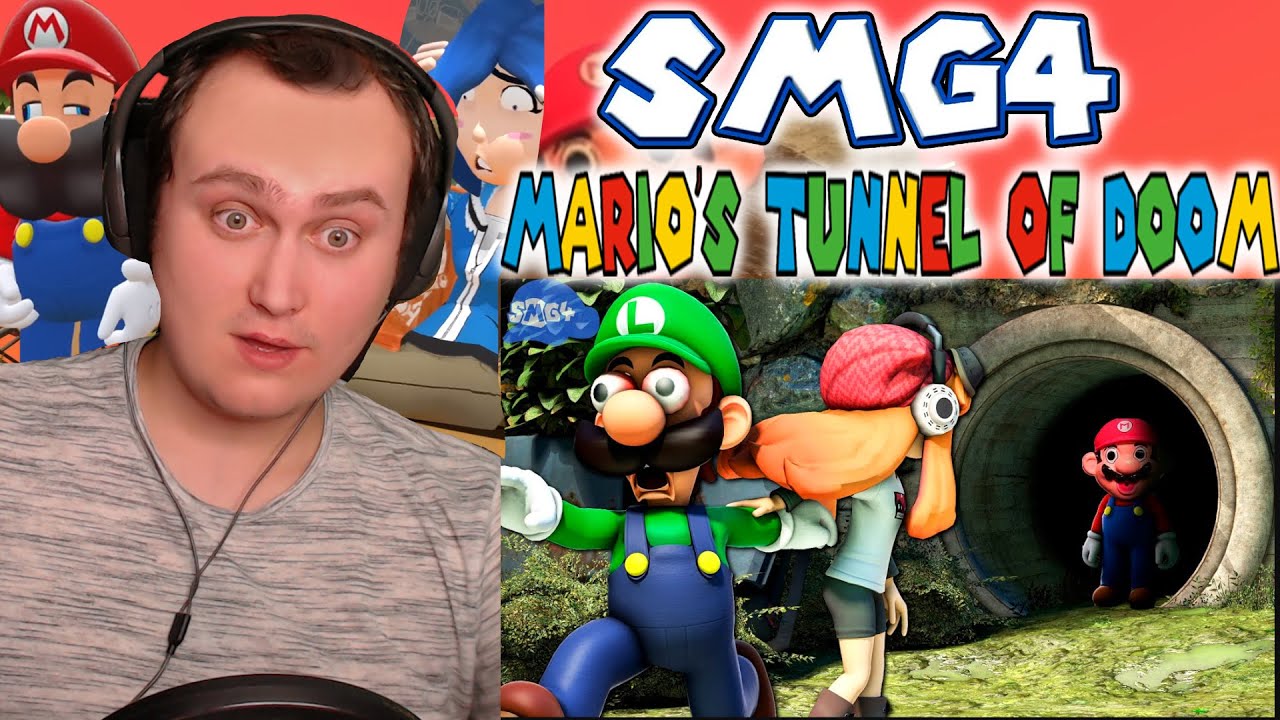 Smg4 Marios Tunnel Of Doom Reaction Mario Tunnel Youtube
