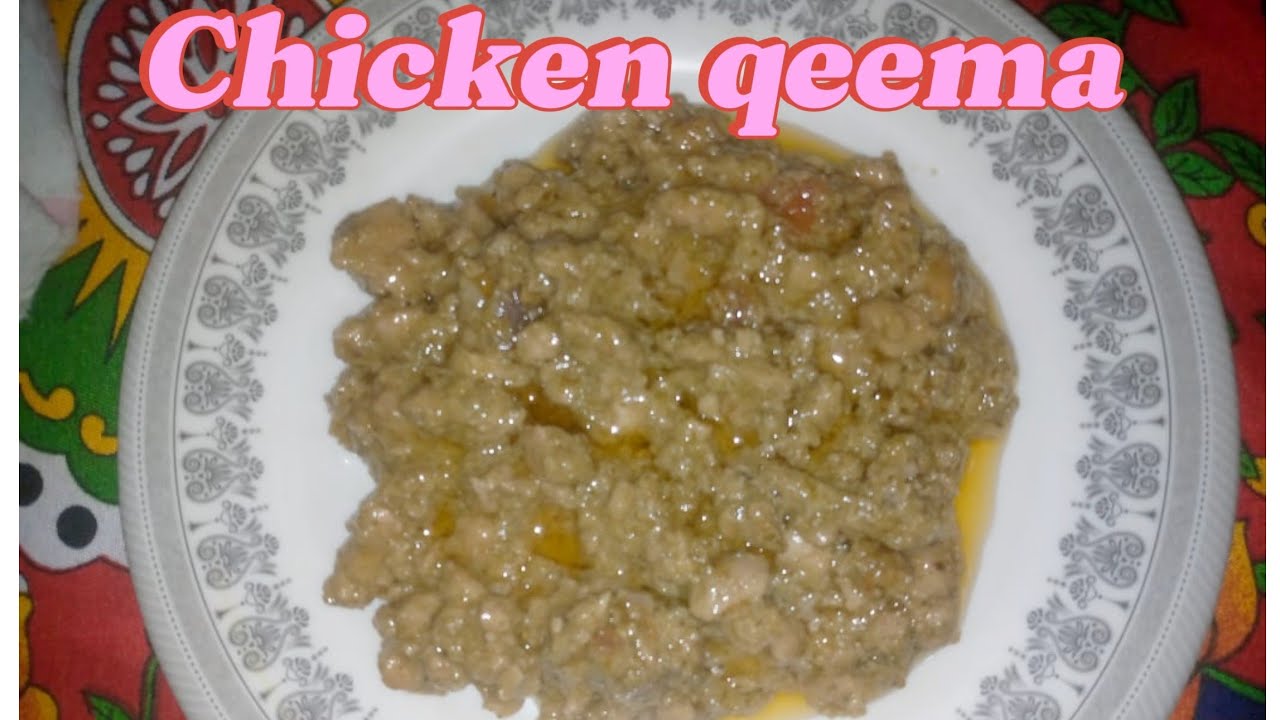 Tasty Malai Keema Kadhai/ White Chicken Keema Recipe By Sakina Ka ...