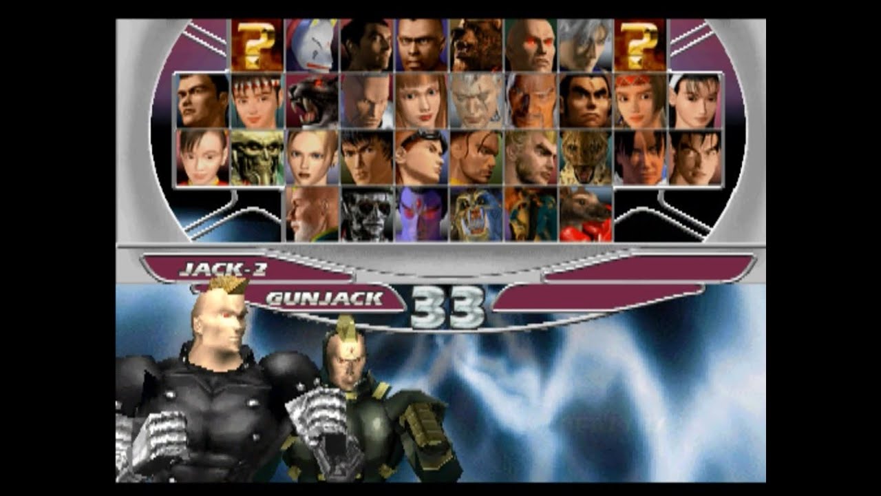 건잭&잭2 컴까기 [철권 태그 토너먼트1] - Tekken tag tournament (TTT) Gunjack&Jack2 ...