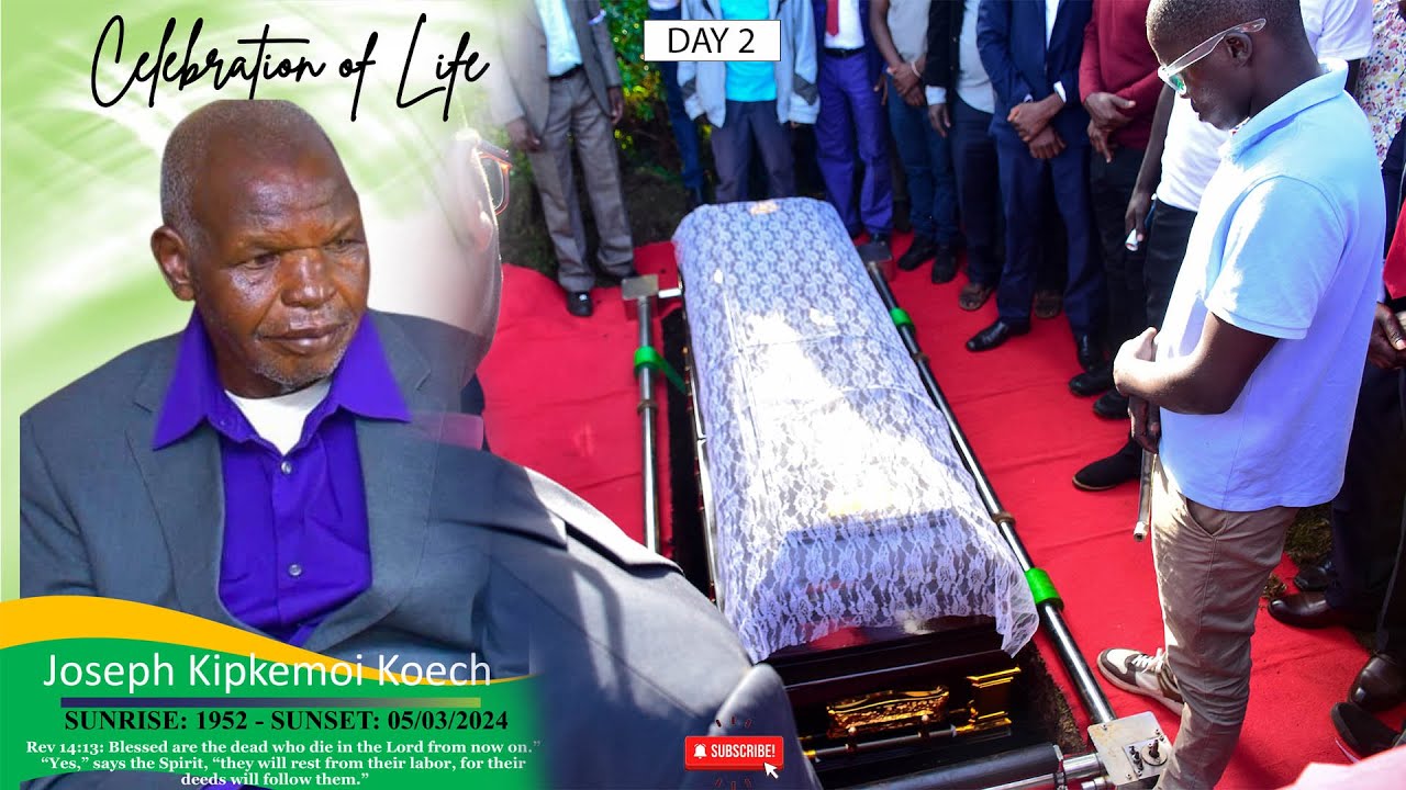 Celebrating the #legacy of Joseph Kipkemoi Koech - YouTube