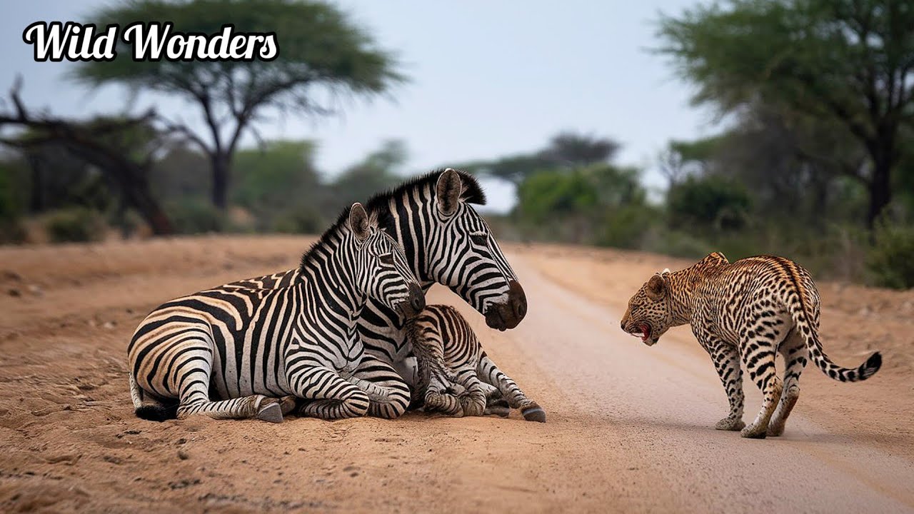 What Really Happened When This Leopard Attacked a Zebra - YouTube