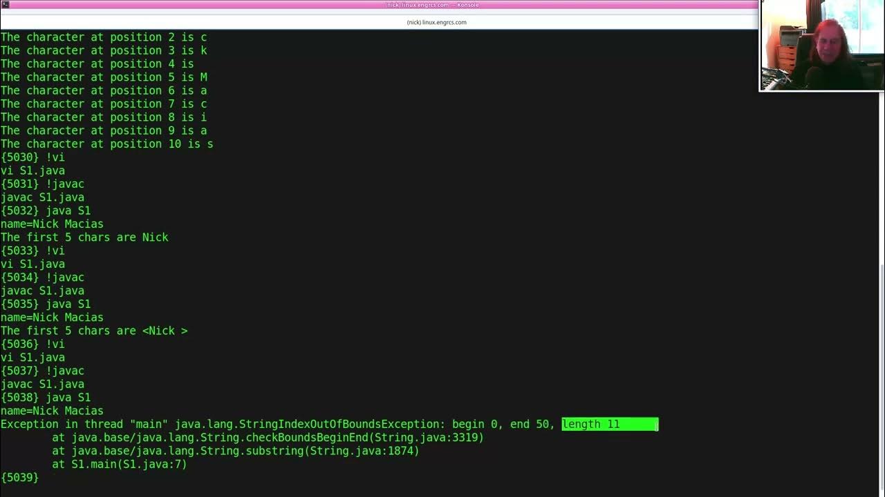 Class 3 - Strings, Scanners, Integer and Double, Exceptions - YouTube