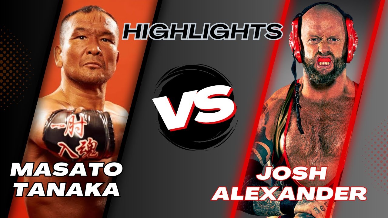 Fan Cam Highlights: Masato Tanaka vs Josh Alexander | Mark Hitchcock ...
