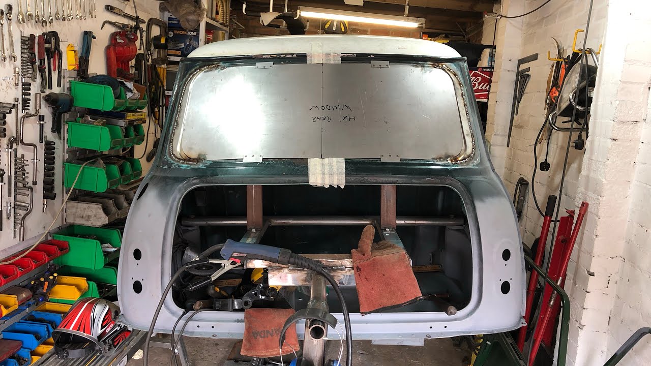 Classic Mini Mk1 Conversion - Fabricating 1960’s Mk1 rear window ...