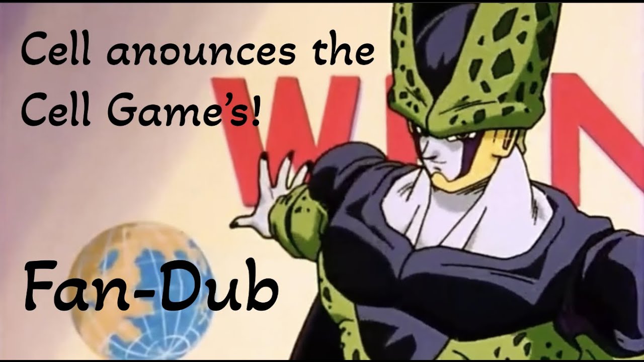 Cell Games Announcement // Fan-Dub - YouTube