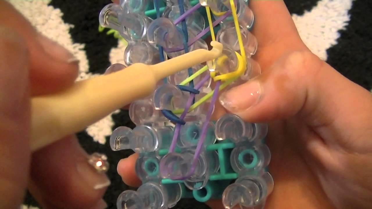 How to make Rainbow Loom Bracelets: Caterpillar - YouTube