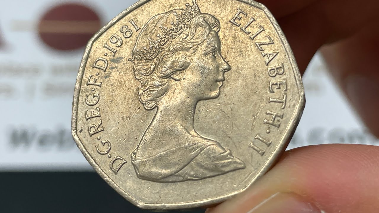 1981 United Kingdom 50 New Pence Coin • Values, Information, Mintage ...