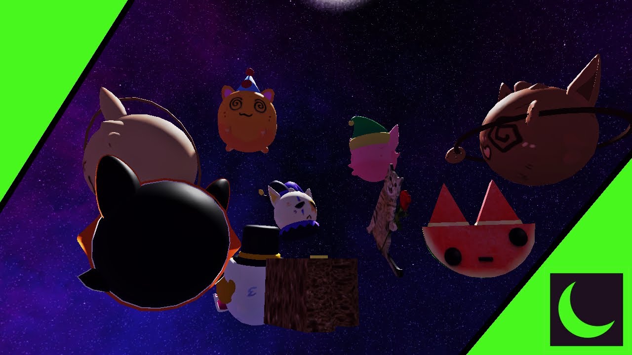 Cats Float. (Moon Animation) - YouTube