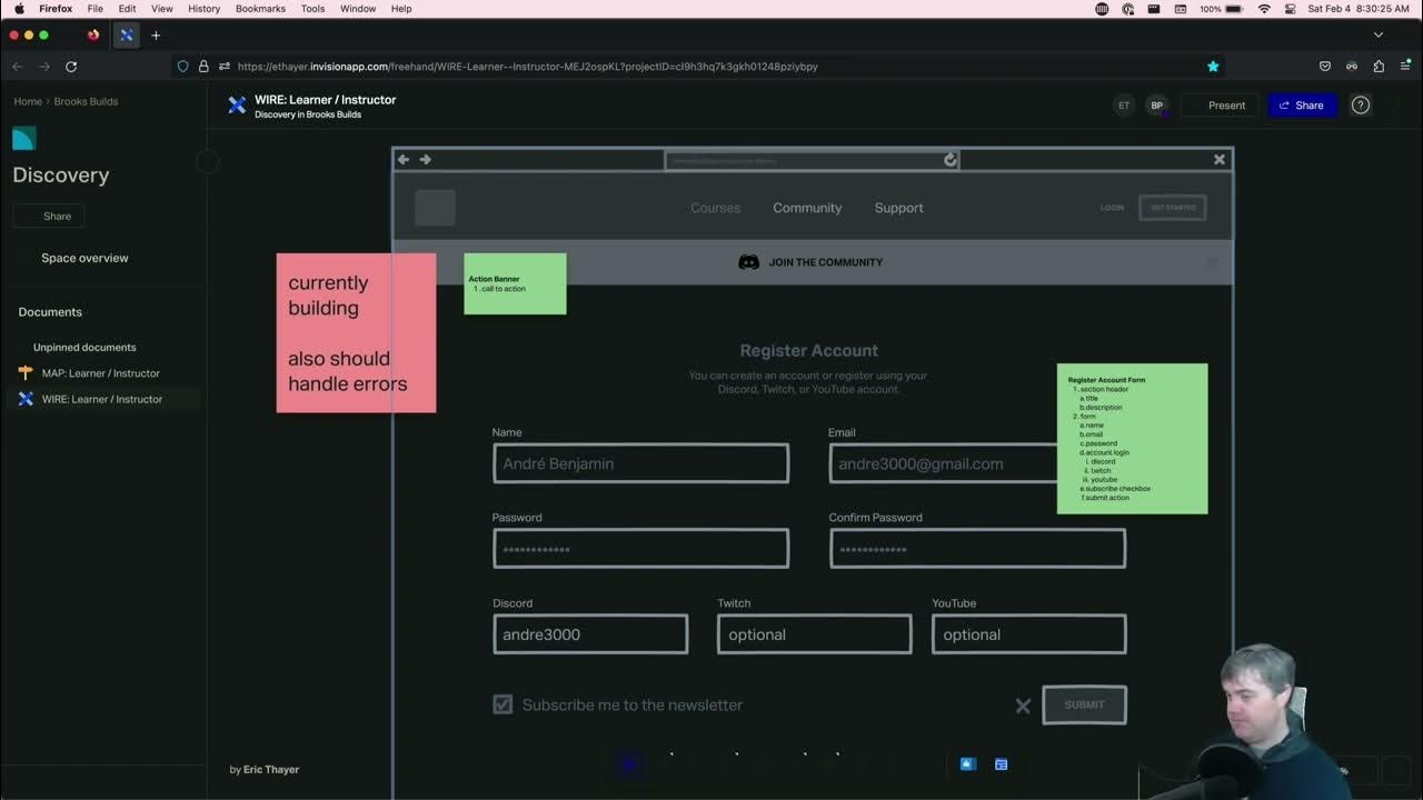 Stream archive - Yew Component Library and starting LMS 2023-02-04 - YouTube