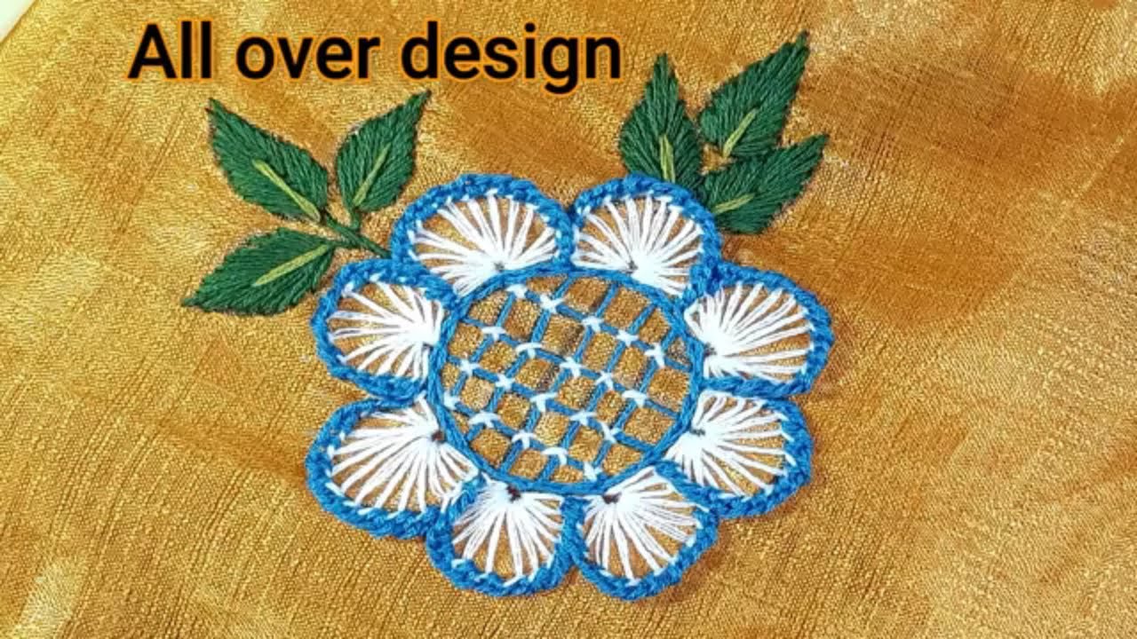 All over embroidery designs for beginners | hand embroidery all over ...