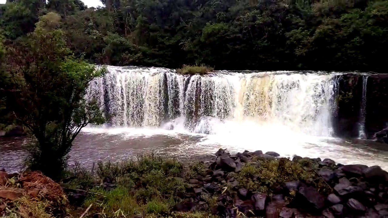 Waterfalls And Flowing River Creative Commons Video 4k HD Quality - YouTube