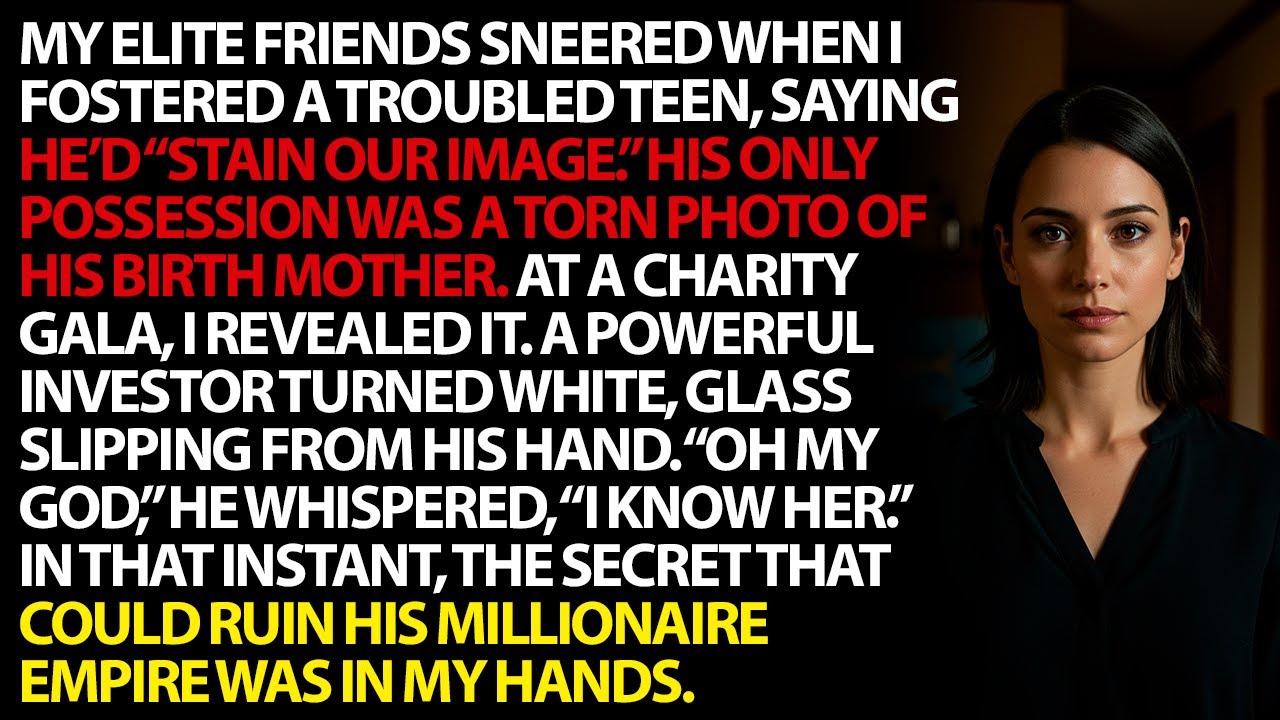MY ELITE FRIENDS sneered when I fostered a troubled teen, saying he’d ...