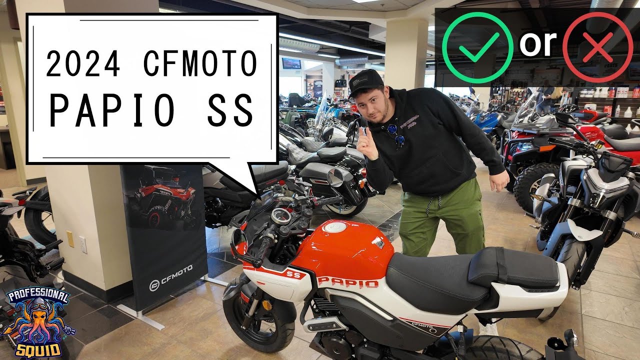 Buying a CF Moto PAPIO SS - YouTube